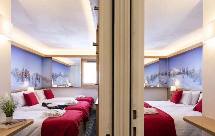 24 M² Hotel ∙ 2 Habitaciones ∙ 4 Huéspedes - La Plagne-Tarentaise