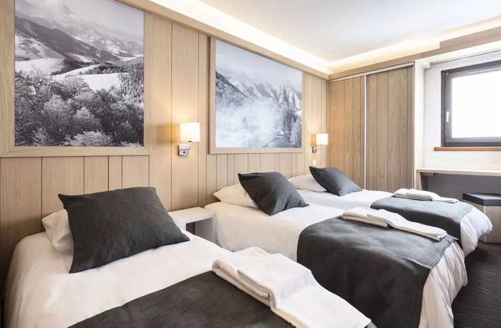 14 M² Hôtel ∙ 1 Chambre ∙ 3 Personnes - Val Thorens