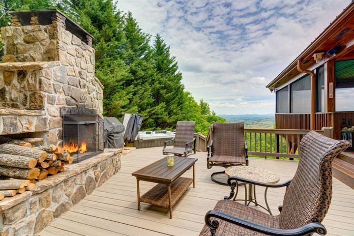 217 M² Cabaña ∙ 3 Habitaciones ∙ 8 Huéspedes - Blue Ridge, GA