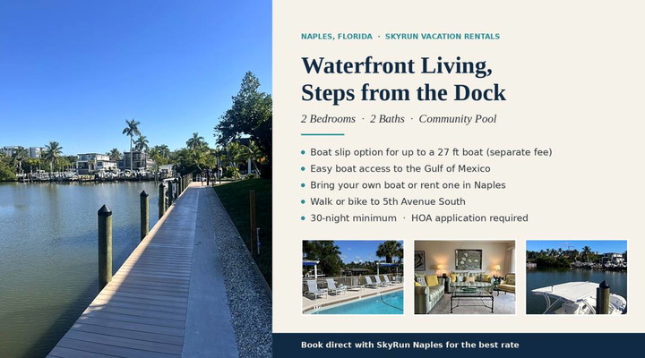 119 M² Condo ∙ 2 Bedrooms ∙ 4 Guests - Naples, FL