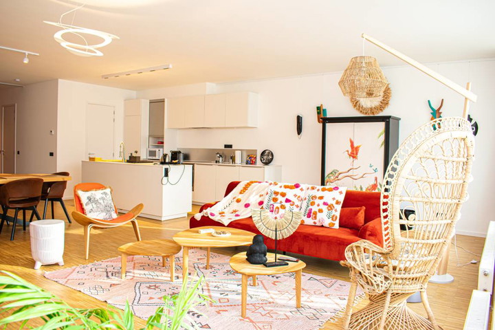 130 M² Habitación Privada ∙ 2 Habitaciones ∙ 4 Huéspedes - Bruselas