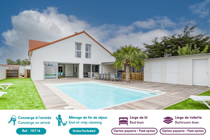 250 M² Huis ∙ 6 Slaapkamers ∙ 22 Gasten - Saint-Jean-de-Monts