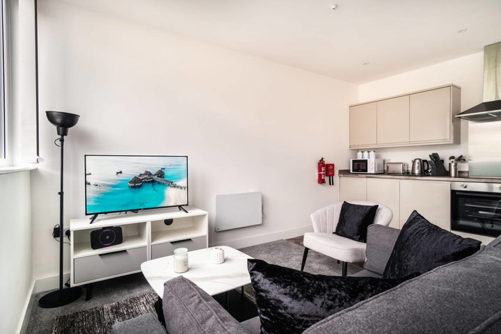 48 M² Apartament ∙ 1 Sypialnia ∙ 2 Gości - Wrexham