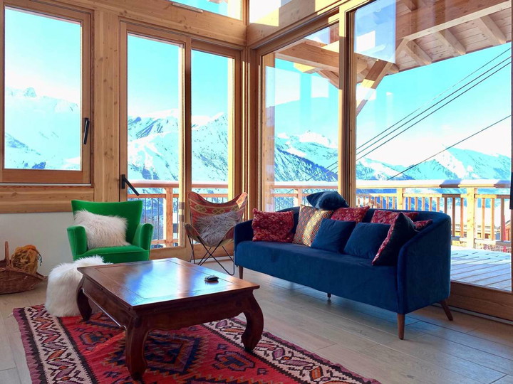 90 M² Chalet ∙ 4 Habitaciones ∙ 8 Huéspedes - Les Menuires