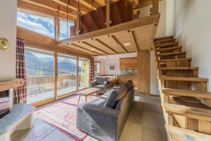 90 M² Ferienwohnung ∙ 2 Schlafzimmer ∙ 4 Gäste - Madulain