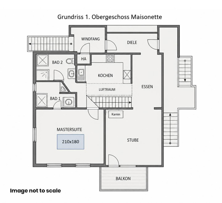 150 M² Apartamento ∙ 3 Quartos ∙ 6 Hóspedes - Saas-Fee