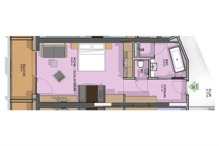 40 M² Ferienwohnung ∙ 1 Schlafzimmer ∙ 4 Gäste - Schleching