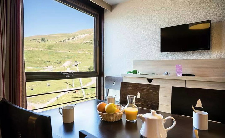 25 M² Hotel ∙ 1 Sypialnia ∙ 4 Gości - Orcières Merlette