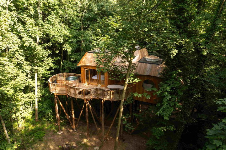 Cabanes Famille Spa Sur Pilotis - Val-d'Oise