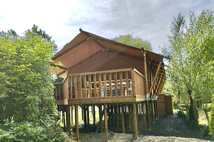 Tente Safari Xxl Sur Pilotis & Spa - Oise