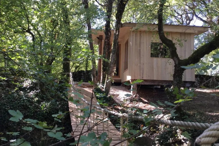 Cabane Insolite Avec Spa Privatif - Lot