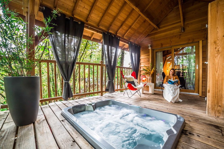 Cabane Spa Cyprès Si Haut - Corrèze