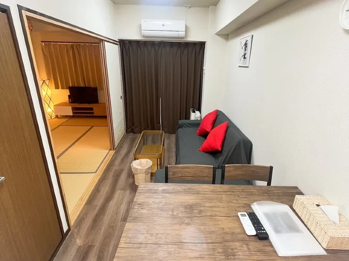 【B201】japanese Tatami 1br Near Kuromon, Namba & Shinsaibash - Osaka