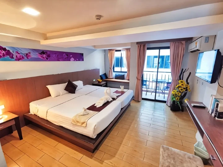 Scandia Beach Hotel - Soi 7 Best Location - 200m To Beach Next To Food Market - Pattaya City