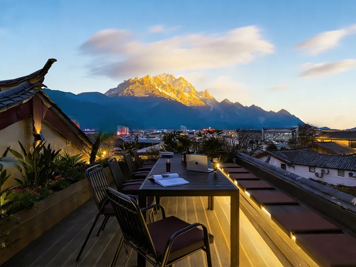 Lumist·one Page Winter|panoramic View Of The Snow-capped Mountains·sky Garden Meisu - Lijiang