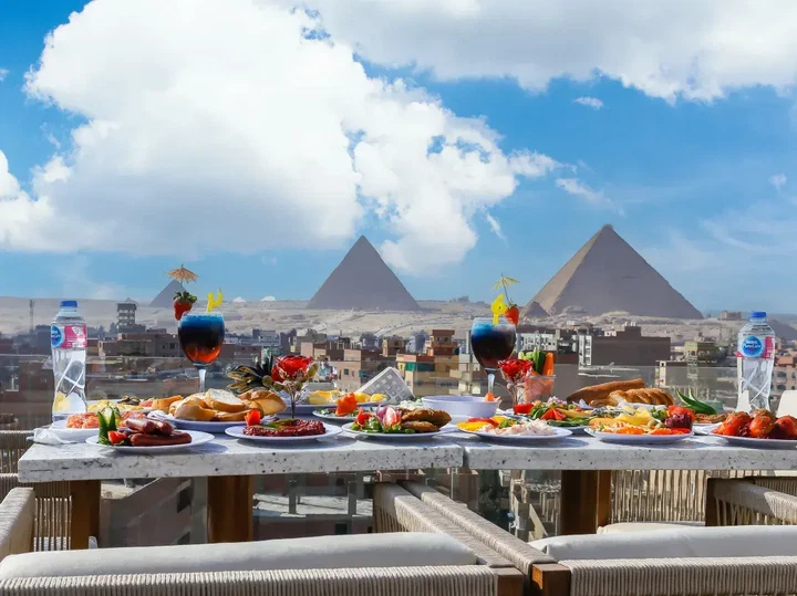 Rixoss Tower Pyramids View - Giza