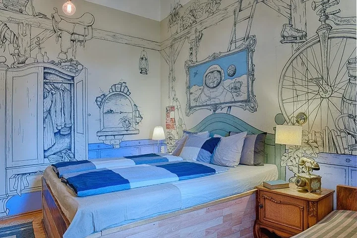 Lavender Circus Hostel, Doubles & Ensuites - Budapest