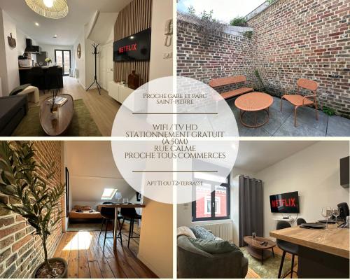 Immeuble St-pierre - Gare 10min - Hortillonnages 5min - Wifi - Tv Hd - Amiens