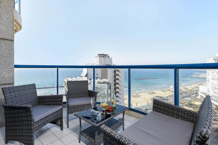 Spacious 1br W Panoramic Sea View By Sea N' Rent - Tel-Aviv