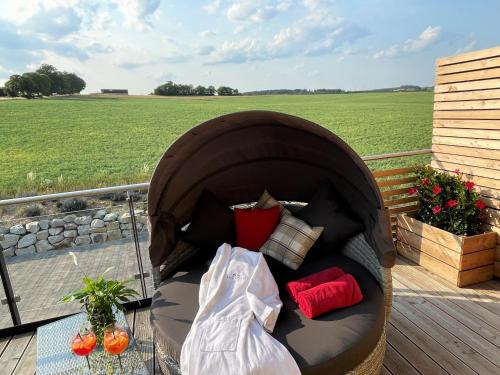 Ferienwohnung Im Chaletstil Bergloft 115 Qm Wellness Fitness Sauna Bergrodelhof - Hof