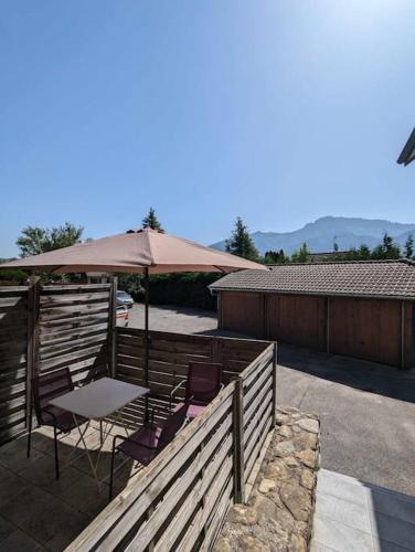 Cabana & Studio Alpin Annecy - Terrasse Parking - Argonay
