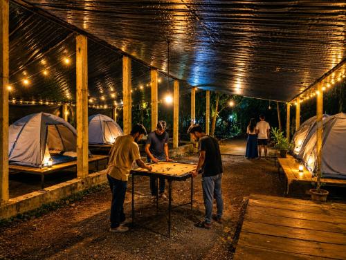 Eagle Swimming Pool Tent Stay - バンガロール