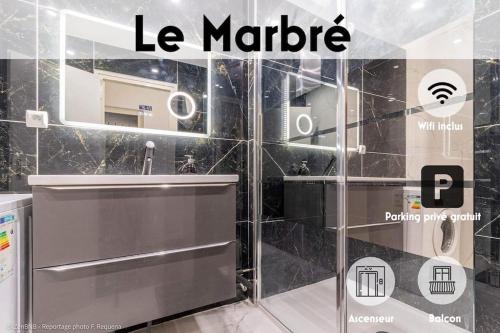 Le Marbre Design 60m2, 2 Stars, Free Parking - Annemasse