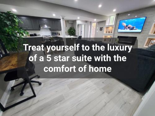 3 Bdrm 3 Bath Bsmt Brampton Toronto, Sleeps 16 - Brampton