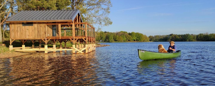 Cabanes Lacustra à L'etang De La Ramade - Creuse