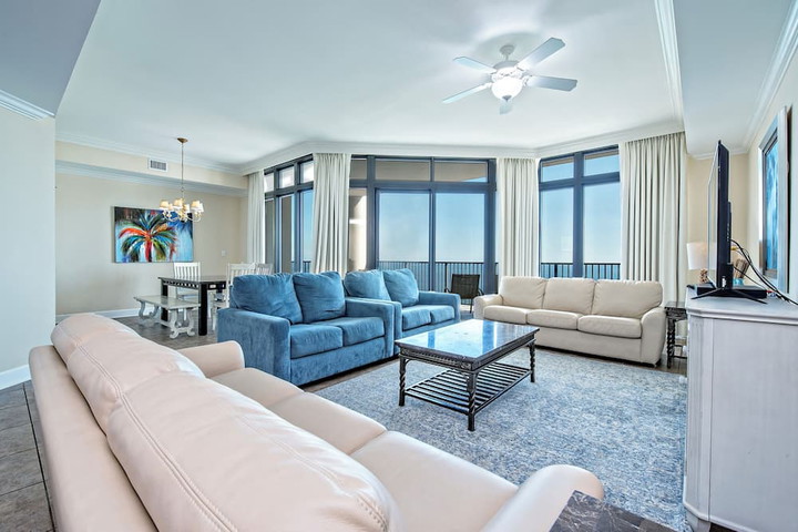 The Oasis At Beach 2709 Lazy River Pools And Slides Gulf Front By Prickett Properties - Orange Beach, AL