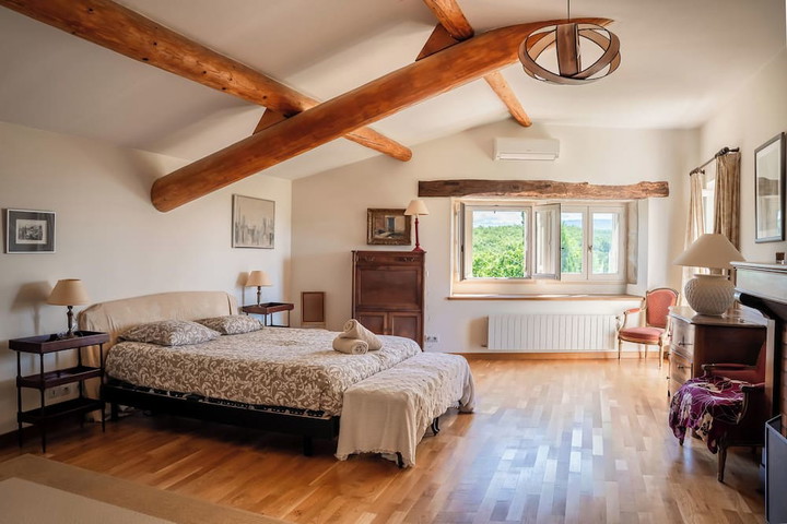 Mas With Swimming Pool And Exceptional View Of Mont Ventoux And Château De Grignan - Grignan