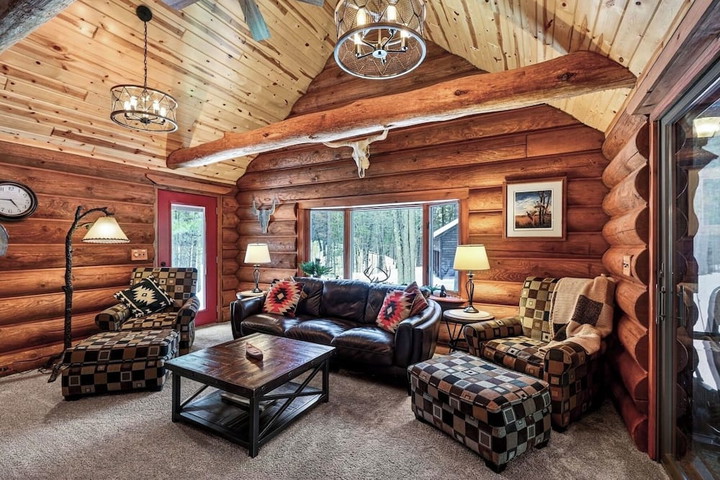Family Log Cabin - Lake, Golf, Pool, Hike, Ski-atv & Game Room - Northwoods Wi - 위스콘신