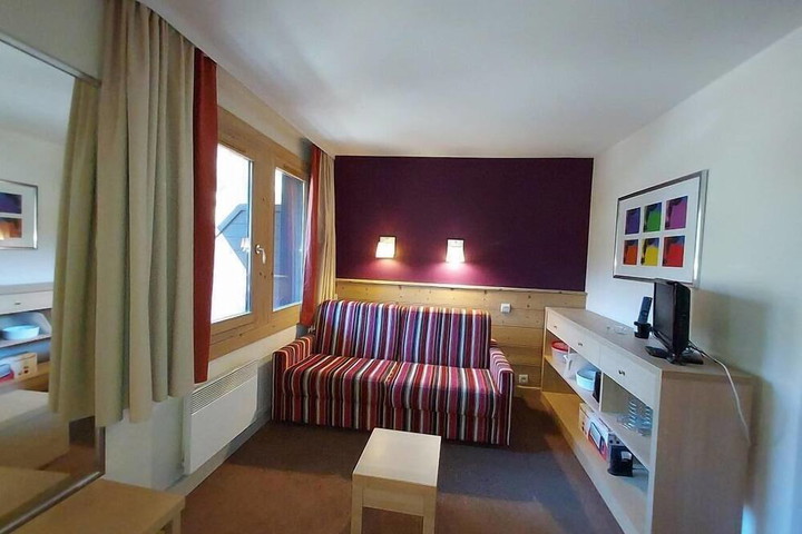 À 300m Des Pistes De Ski, 1er éTage, Piscine, Sauna, Balcon, Télévision, 23m², La Plagne - La Plagne