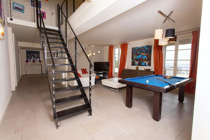 High-end Contemporary House,  Exceptional View, Air Con, Heated Pool And Jacuzzi - Carqueiranne