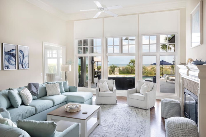 Luxury, Stunning 6 Bedroom Home With Saltwater Pool On The Beach - Bluffton, SC