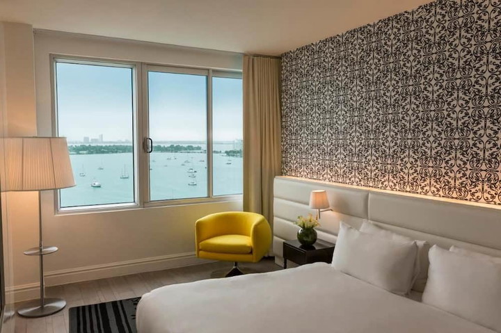 Ocean Bay Front Mondrian Hotel Suite 2 Bedroom 2 Bath - 1200 Square Feet - Miami Beach, FL
