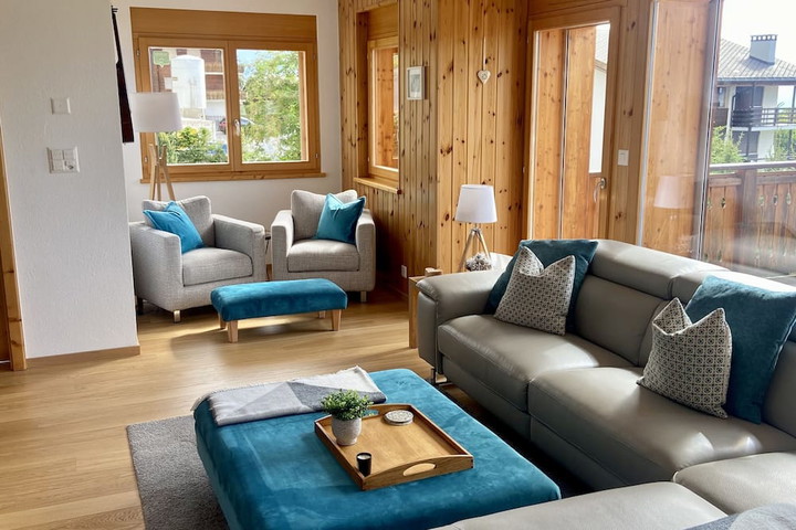 Chalet Auf 1500m In Anzere Skigebiet, Schweizer Alpen Mit Herrlicher Aussicht - Schweiz