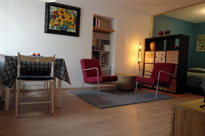 Studio Climatisé 30m2 Au Coeur D'obernai Calme Et Confortable Cuisine éQuipée - Obernai