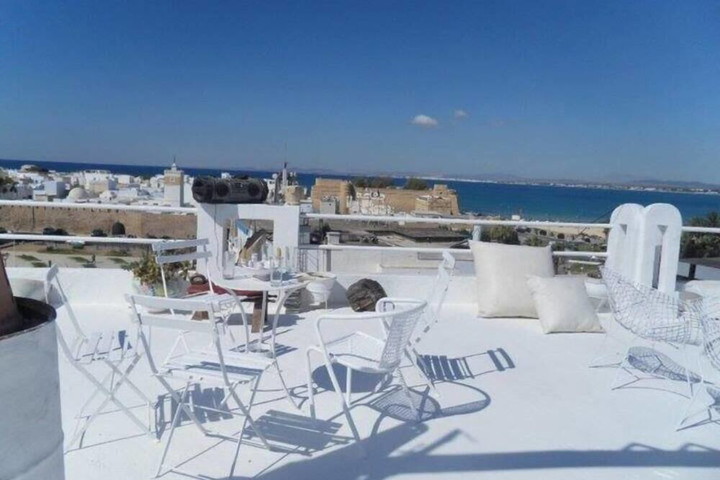 200m From The Beach, Magnificent Architect's Apartment With Rooftop And Sea View - Hammamet
