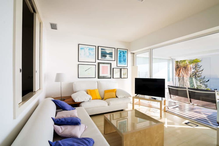 Apartamento "Sitges Suites" Con Vistas Al Mar, Terraza Privada Y Wi-fi - Sitges