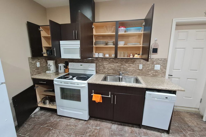 Contemporary & Cheerful 1-bedroom Suite With Fireplace - Edmonton
