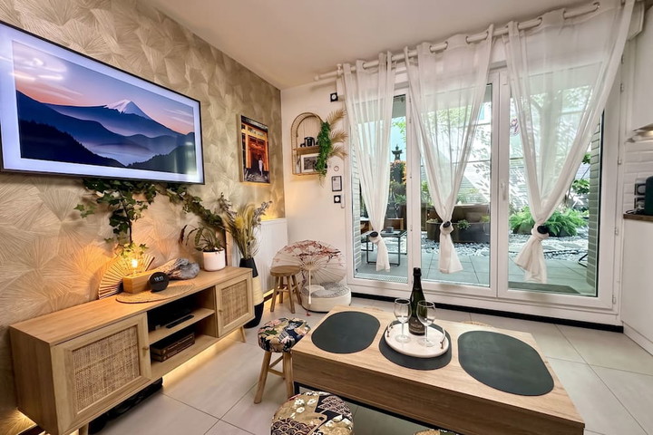 Paris - Cosy Luxury 30m² With Japanese Garden - Near Metro Station - Montreuil