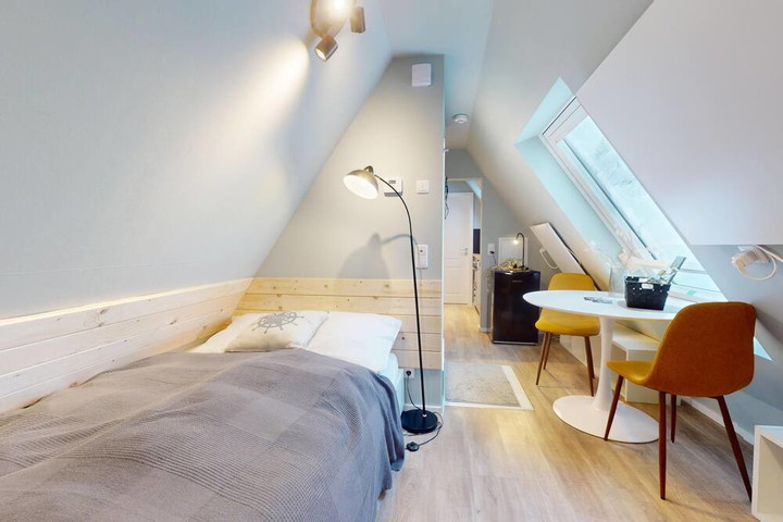 Modernes 1-raum Appartement Mit Durchdachtem Konzept Und Sauna In Strandnaher La - Amrum