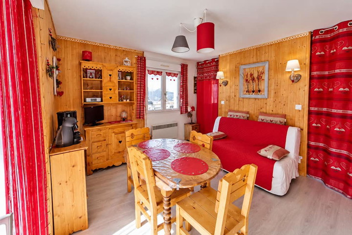 Central Studio With Balcony - 3 Guests - Les Rousses