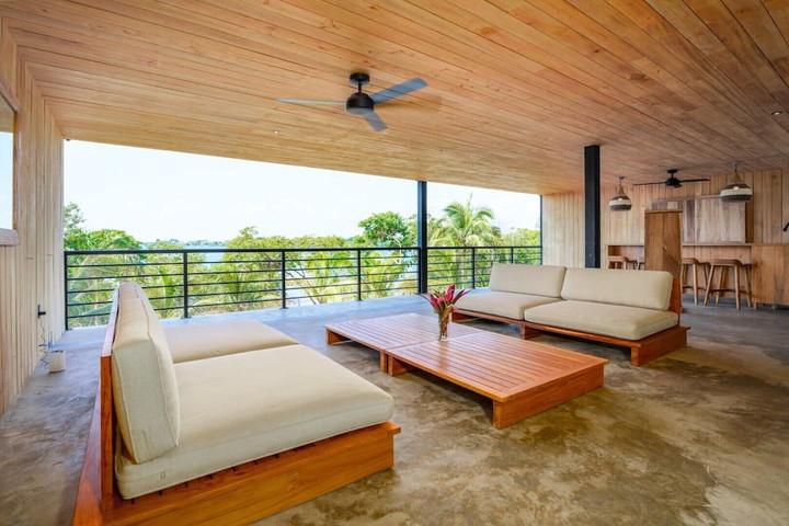 New Modern Ocean Front Villa On Private Island - Placencia