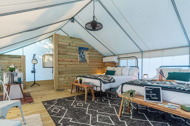 Site #03 Double Safari Tent With Ensuite Bath - Gulf Shores, AL