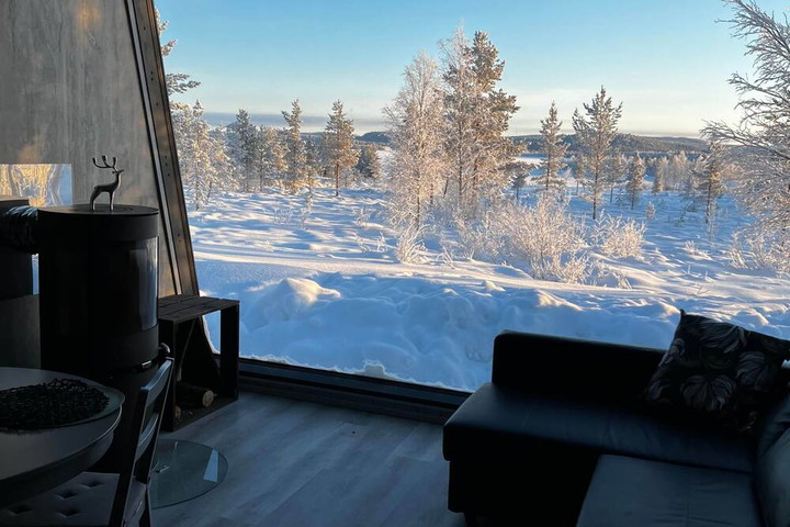 Lodge Arctic Sauna, Toit Vitré & Vue Lac Inari - Ivalo