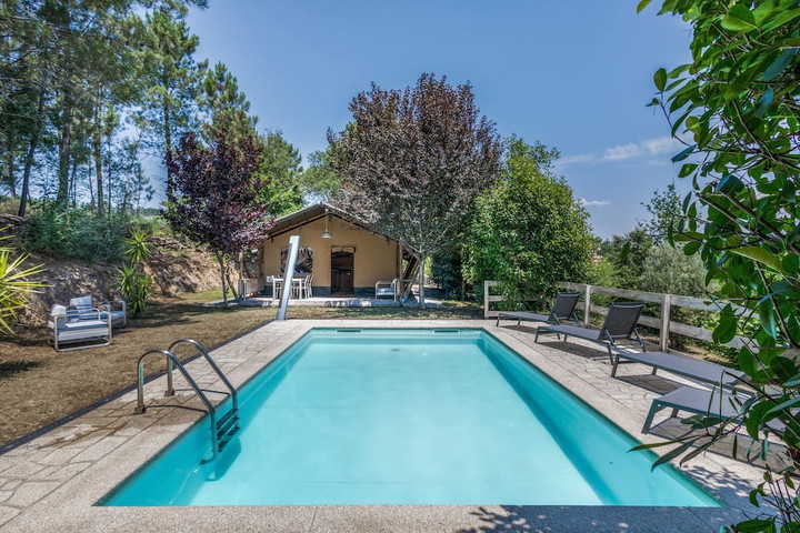 Tente " Boavista Glamping " Avec Vue Montagne, Piscine Privée Et Wi-fi - Cabeceiras de Basto