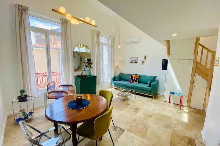 "Le Refuge" Duplex Quartier Haut, Climatisé - Bouzigues