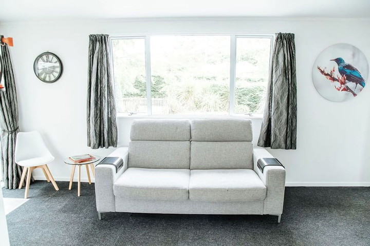 Bach 1 - Loburn Bach Accommodation,  In The Lake Ferry Village - New Zealand